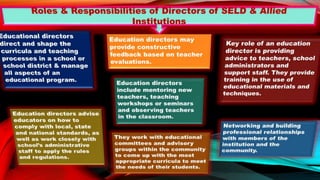 organizational structure of School Education & Literacy Department | PPTX