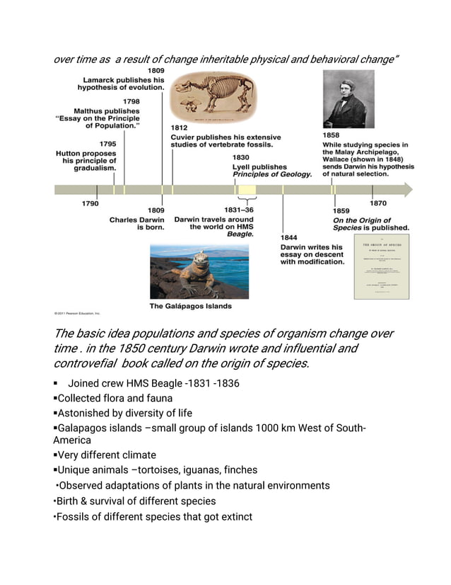 natural selection theory of darwin | PDF