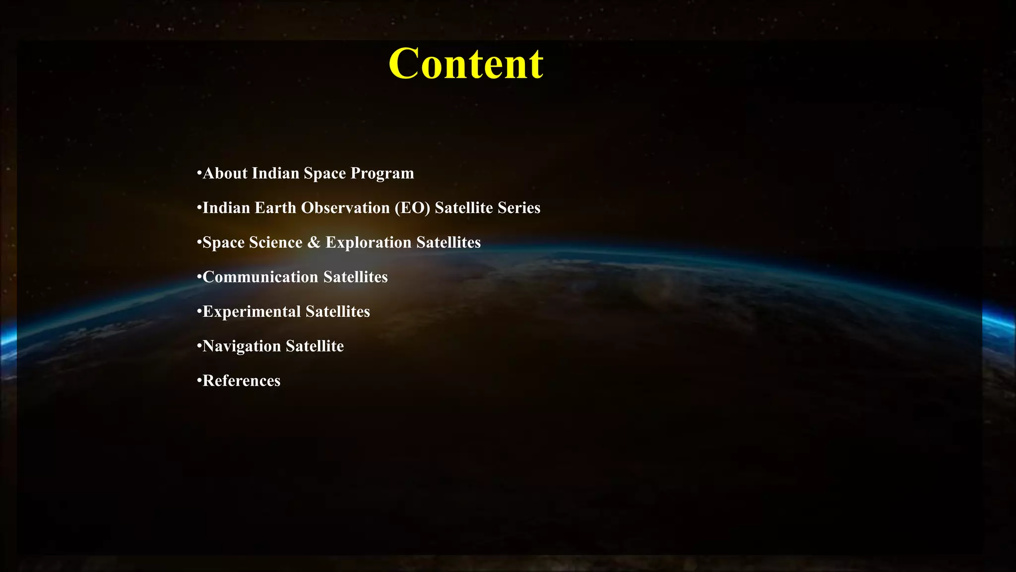 Indian Satellite Program(2001-2020) | PPTX