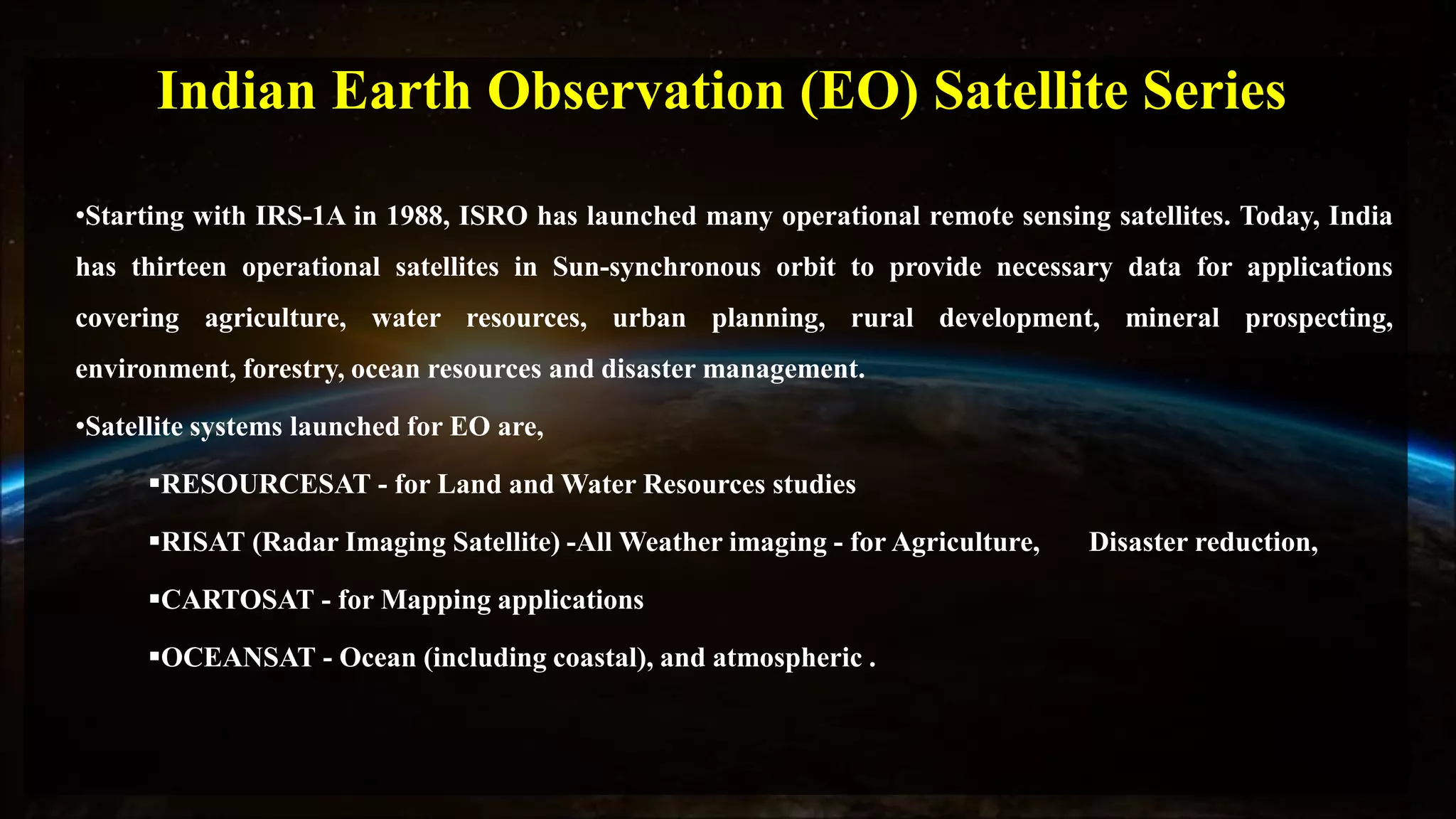 Indian Satellite Program(2001-2020) | PPTX