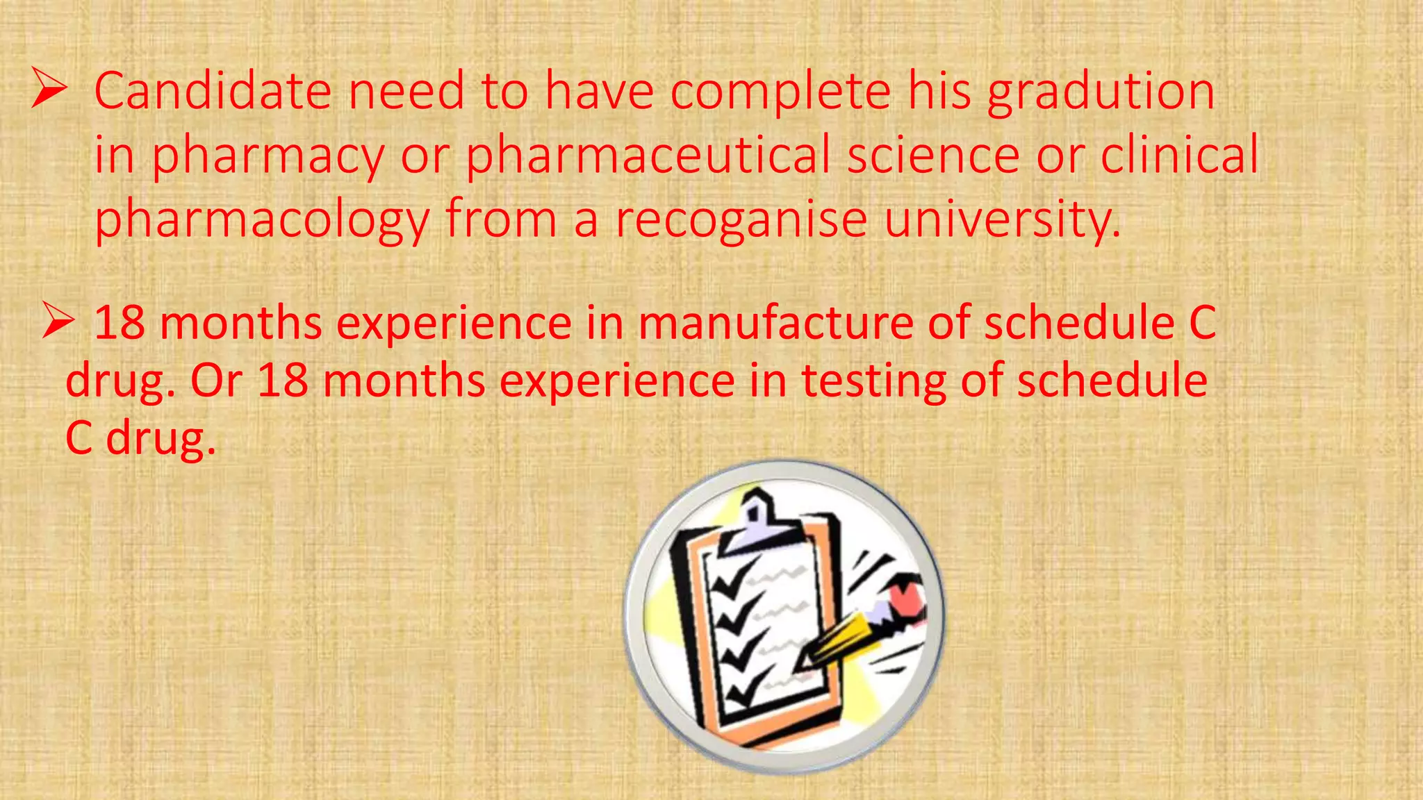 drug inspector | PPTX