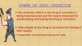 drug inspector | PPTX