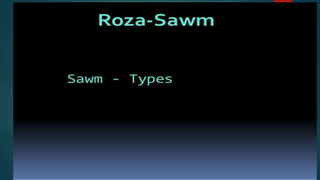 slideshare roza swam and its types | PPTX