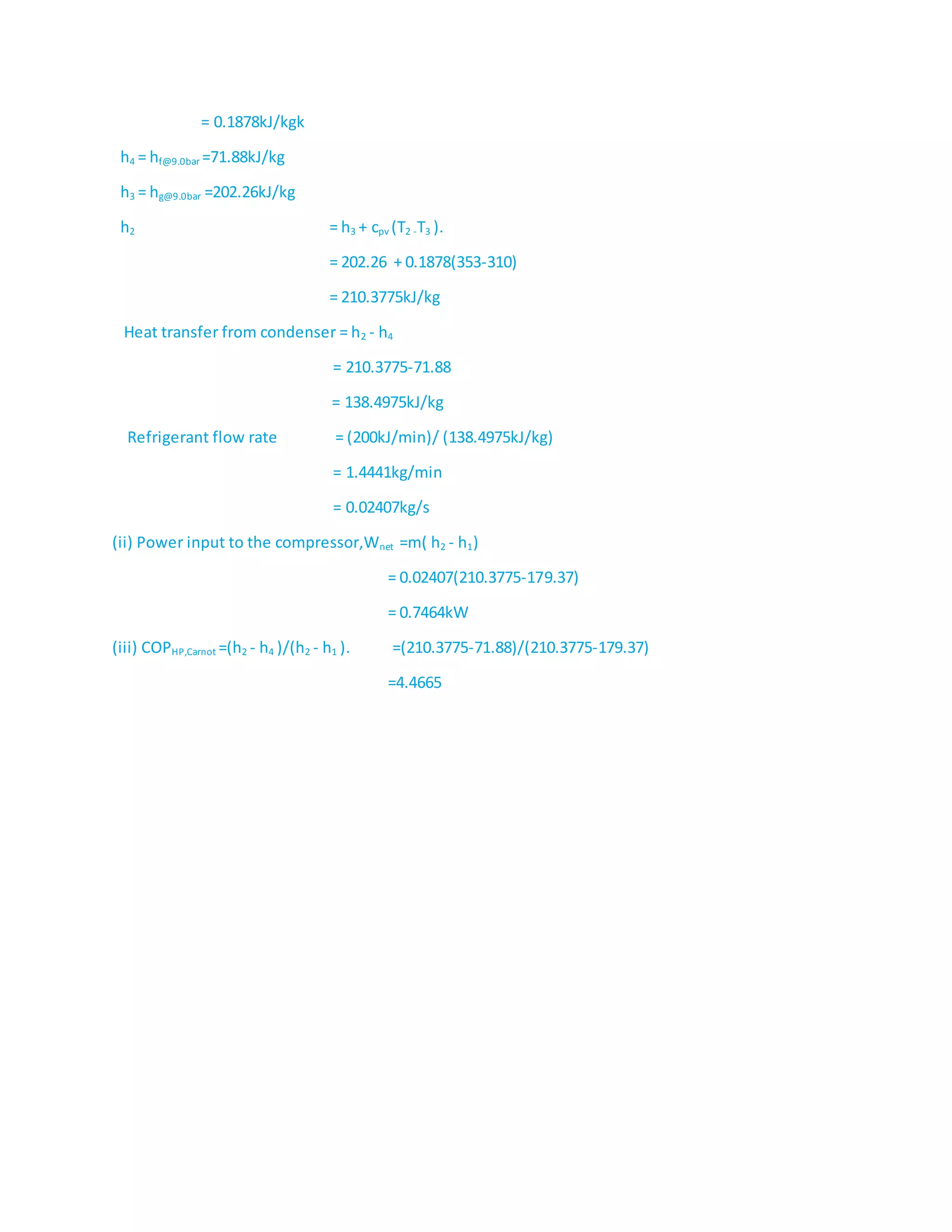 Assignment for calculating NPSH available and NPSH required | PDF