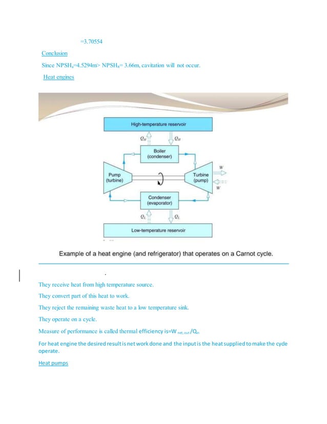 Assignment for calculating NPSH available and NPSH required | PDF