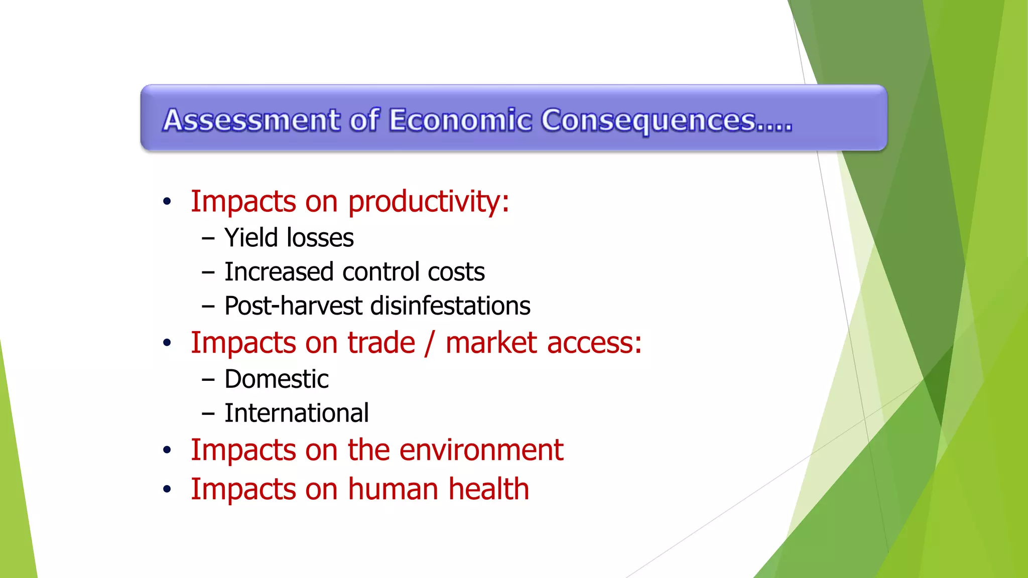 Pest risk analysis | PPTX