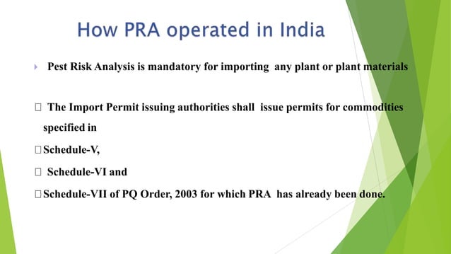 Pest risk analysis | PPTX