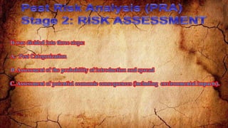 Pest risk analysis | PPTX