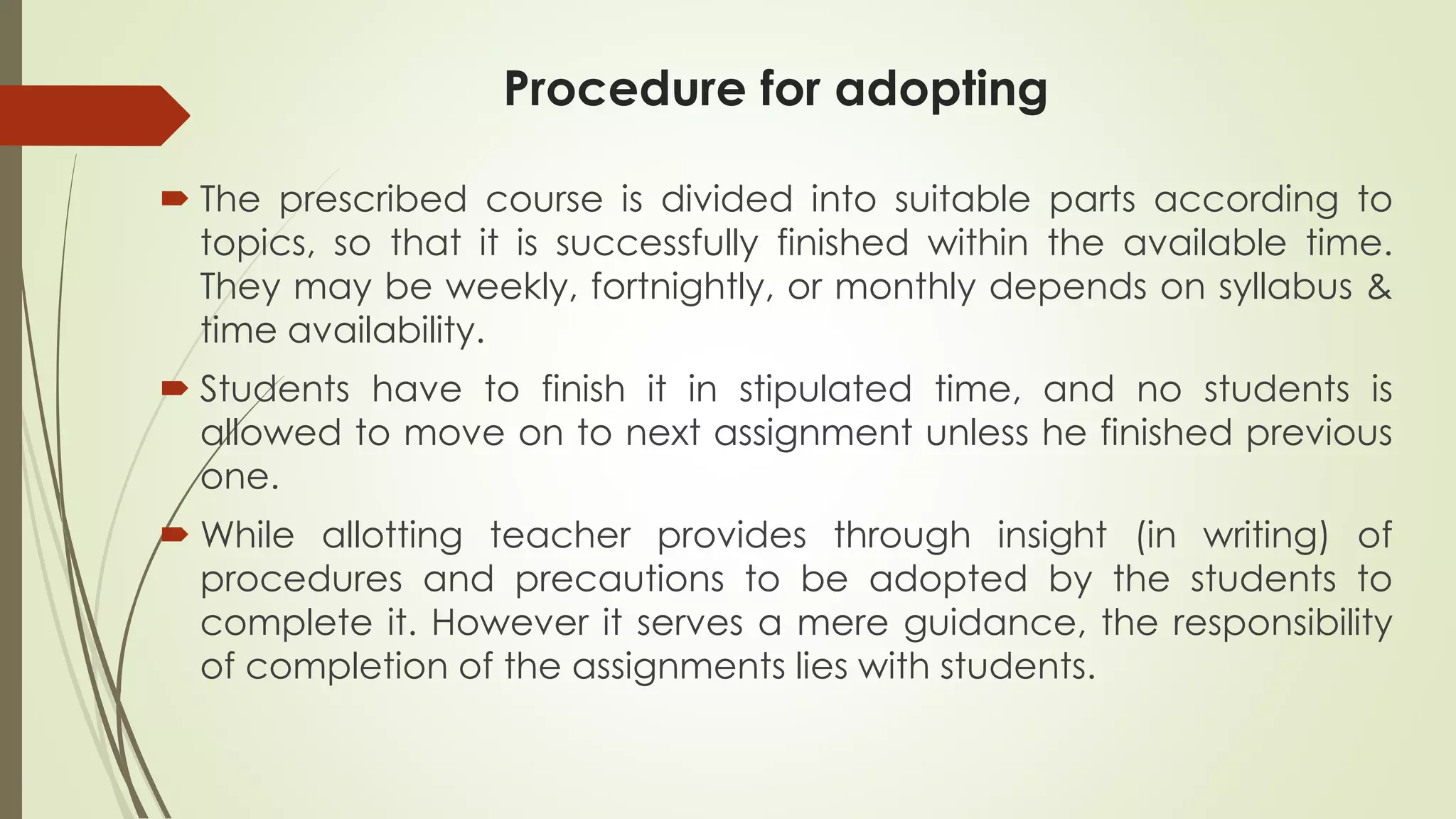 Assignment Method | PDF