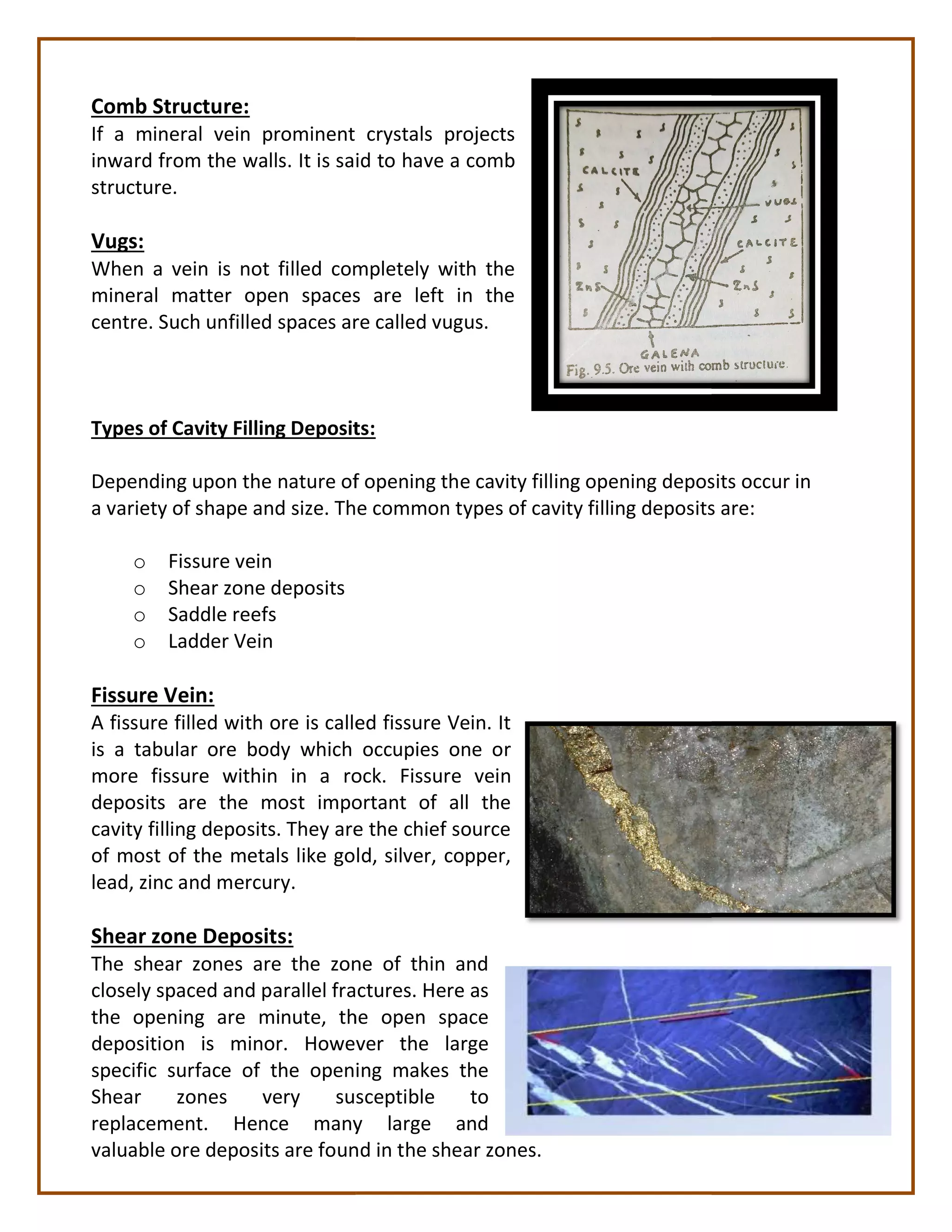 Classification of Ore Deposits | Economic Geology | PDF