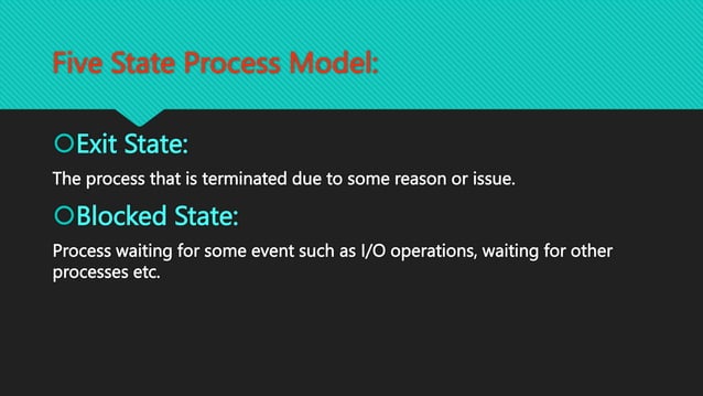 process State Models | PPTX