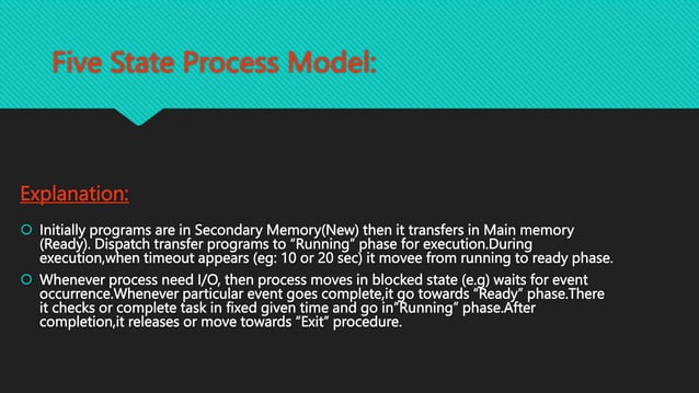 process State Models | PPTX