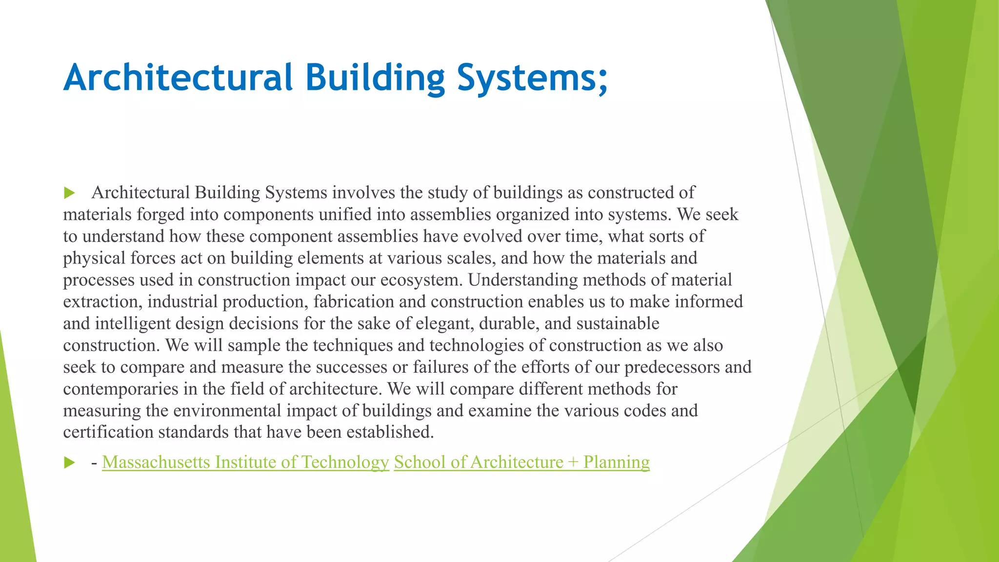 ARC 703: Advanced Building Systems I.pptx