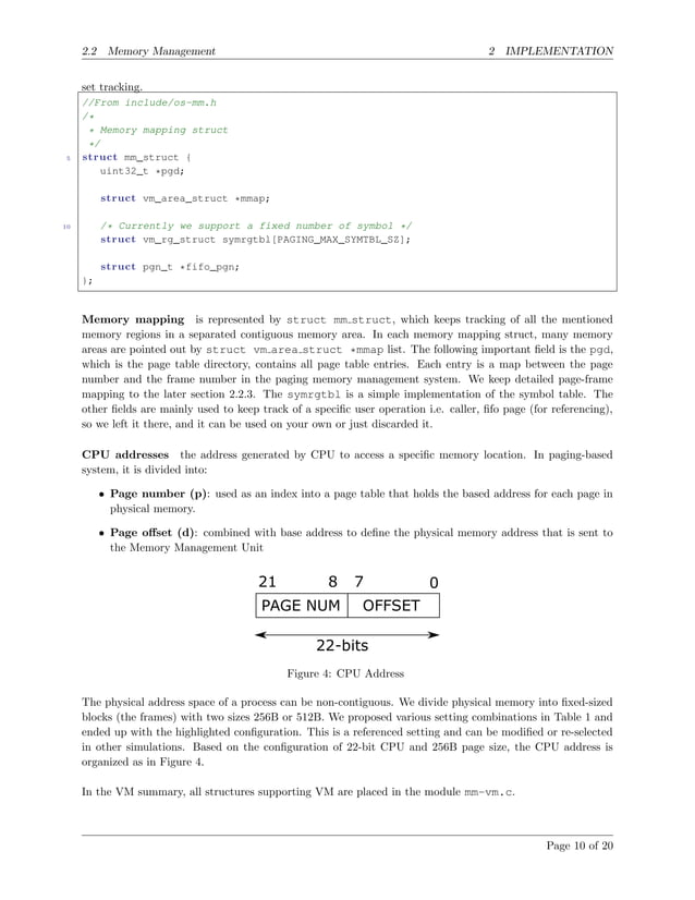 Bài tập lớn hệ điều hành HCMUT_HK232.pdf | Operating Systems | Computer Software and Applications