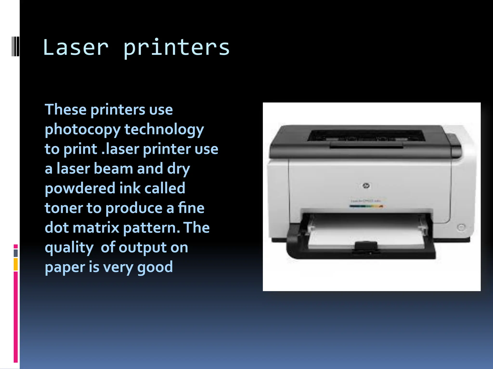 printer and its type ppt pdf computer file | PPT