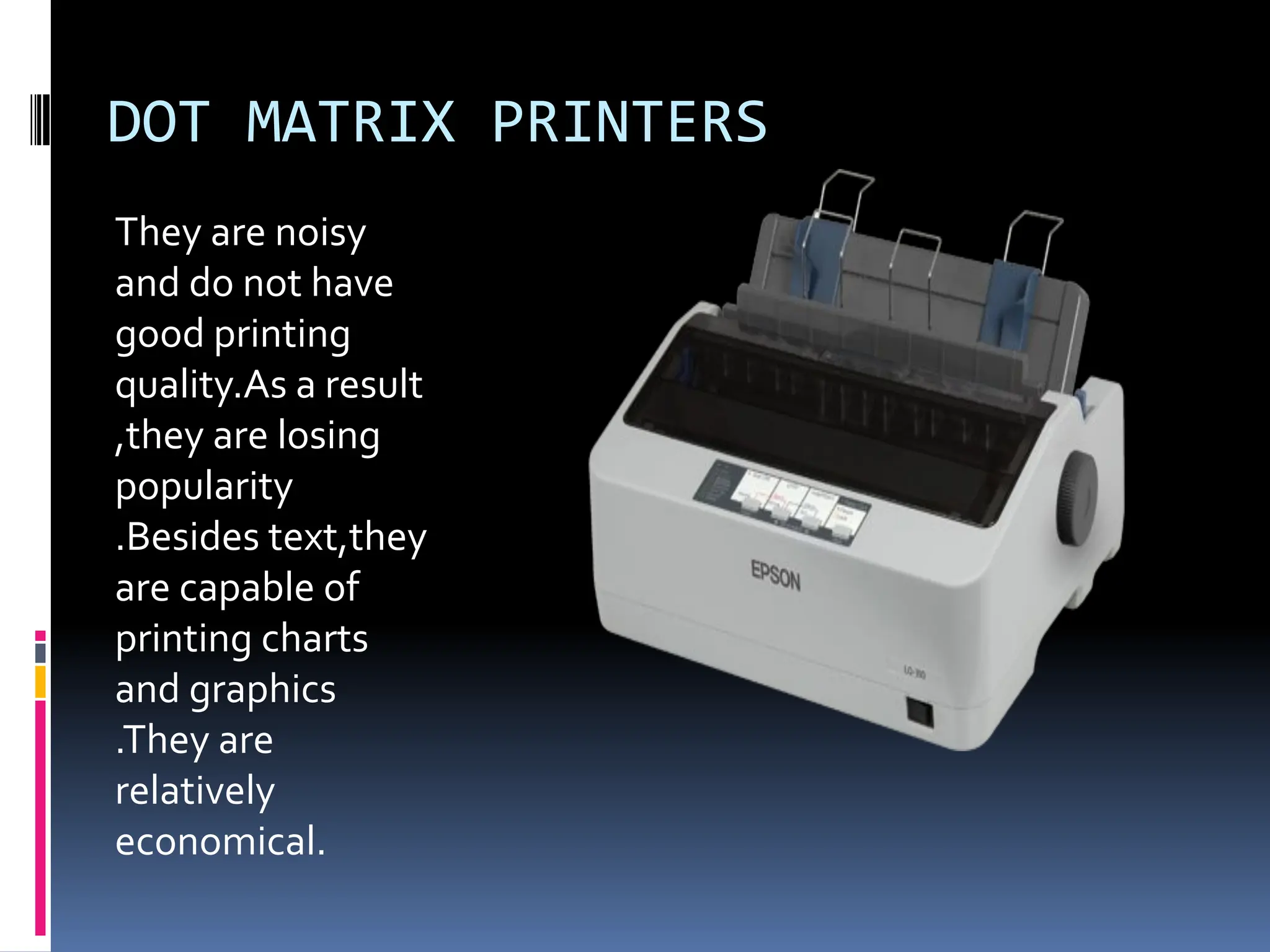 printer and its type ppt pdf computer file | PPT