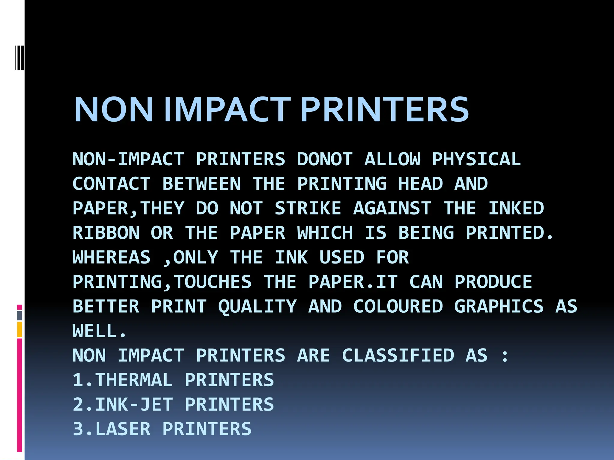 printer and its type ppt pdf computer file | PPT
