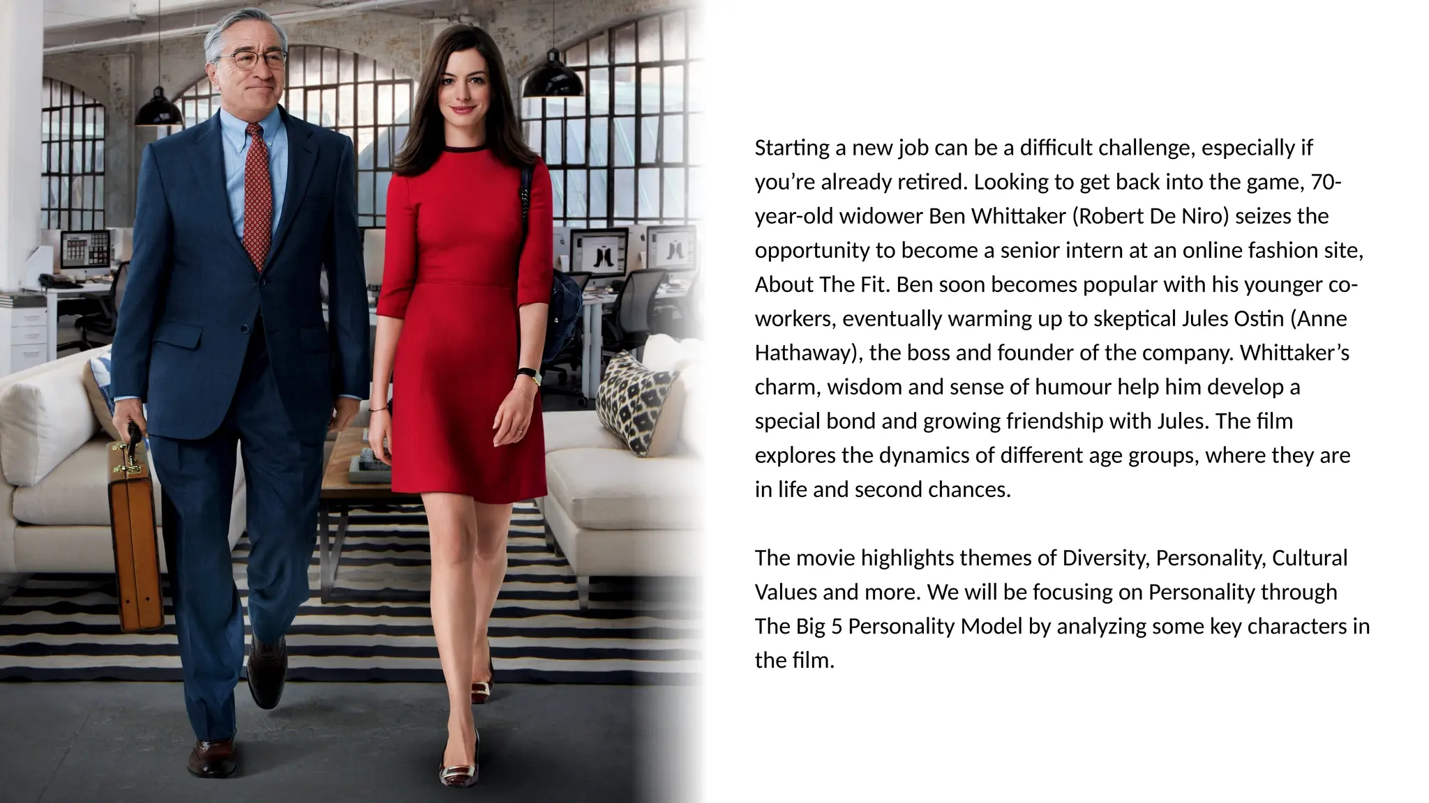 The intern personality trait analysis ppt | PPTX