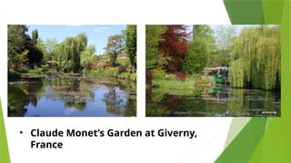 PPT on specialized gardens like rock garden, water garden etc. | PPTX