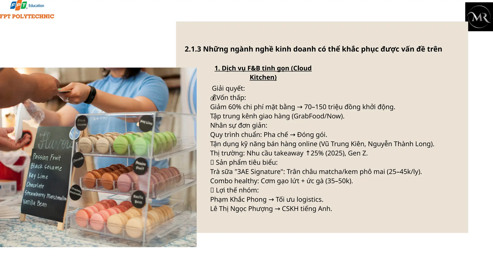 Assignment Khởi sự doanh nghiệp.pptx -- thuyết trình | PPTX