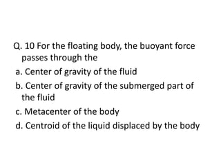 Mechanics and dynamics of fluid | PPT