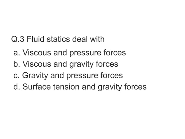 Mechanics and dynamics of fluid | PPT