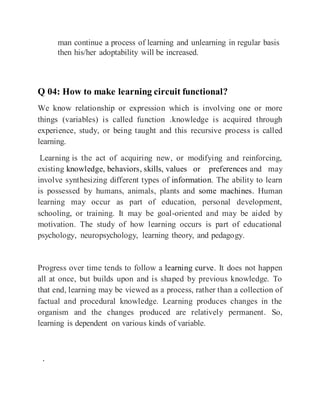 Art_of_living assignment | DOCX | Education