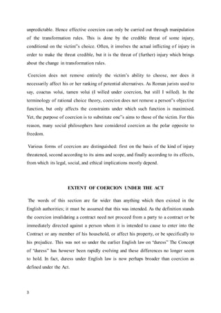 COERCION (DURESS) | DOCX