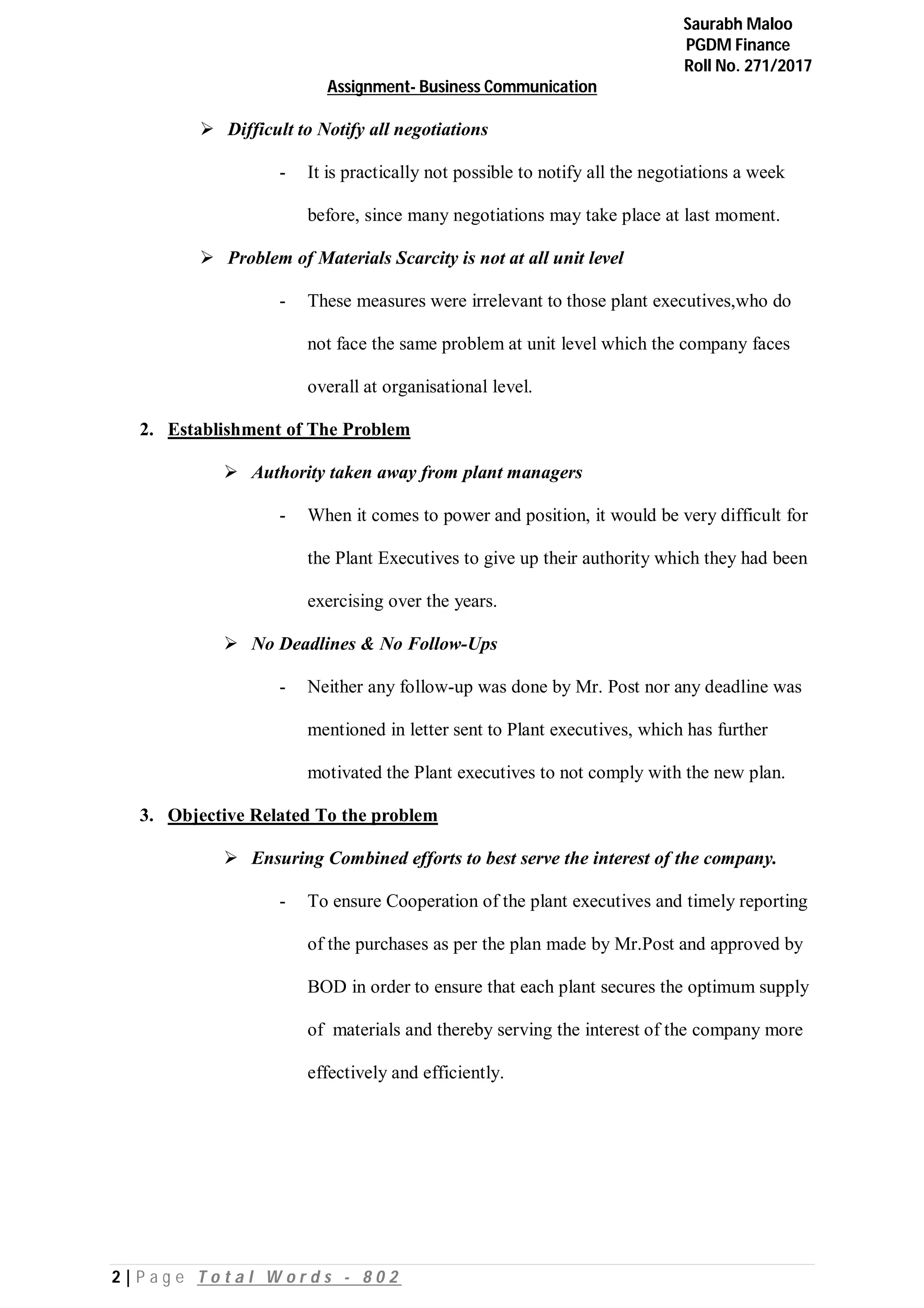Dashman company Case Analysis | PDF