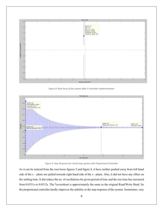 Linear Control Hard-Disk Read/Write Controller Assignment | PDF