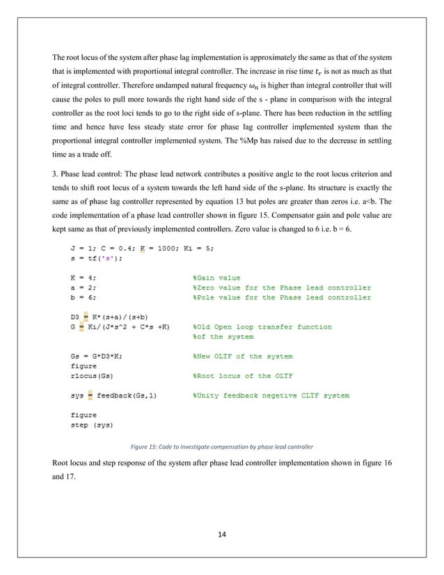 Linear Control Hard-Disk Read/Write Controller Assignment | PDF | Physics | Science