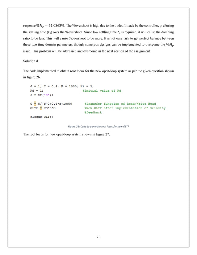 Linear Control Hard-Disk Read/Write Controller Assignment | PDF | Physics | Science