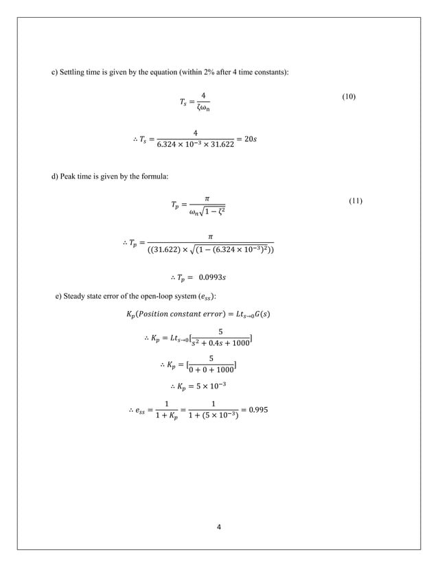 Linear Control Hard-Disk Read/Write Controller Assignment | PDF | Physics | Science