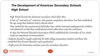 Historical Development of American Education | PPTX