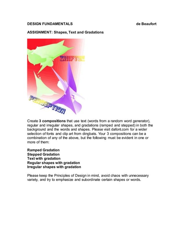 Shapes, Text, and Gradations | DOCX