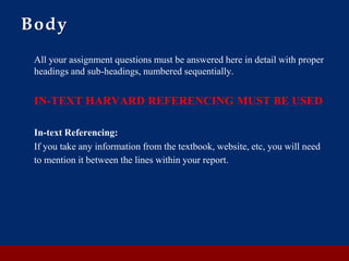 Assignment harvard referencing guidelines | PPT