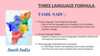 THREE LANGUAGE FORMULA (BY - KRITHIKA.S) | PPT