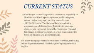 THREE LANGUAGE FORMULA (BY - KRITHIKA.S) | PPT