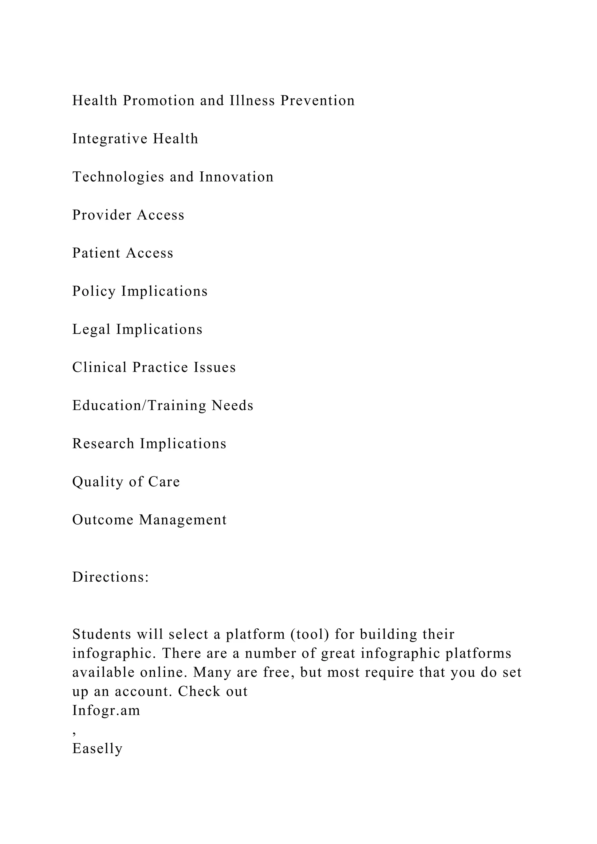Assignment - Infographic TelehealthAssignment Prompt.docx
