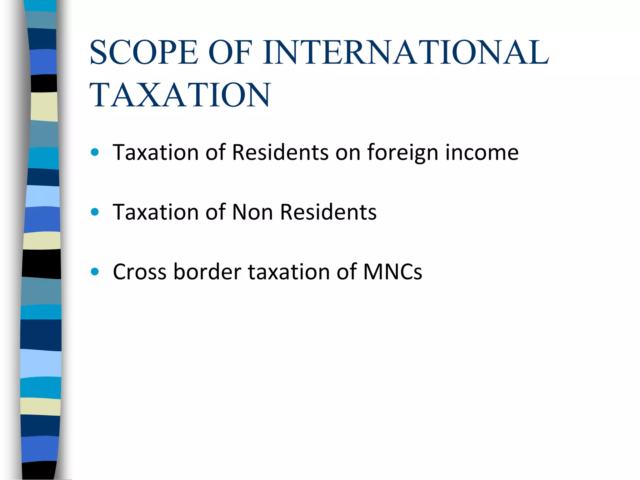 Assignment international taxation | PPTX
