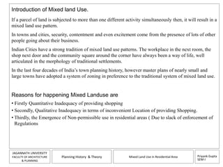 Assignment mixed land use | PPTX