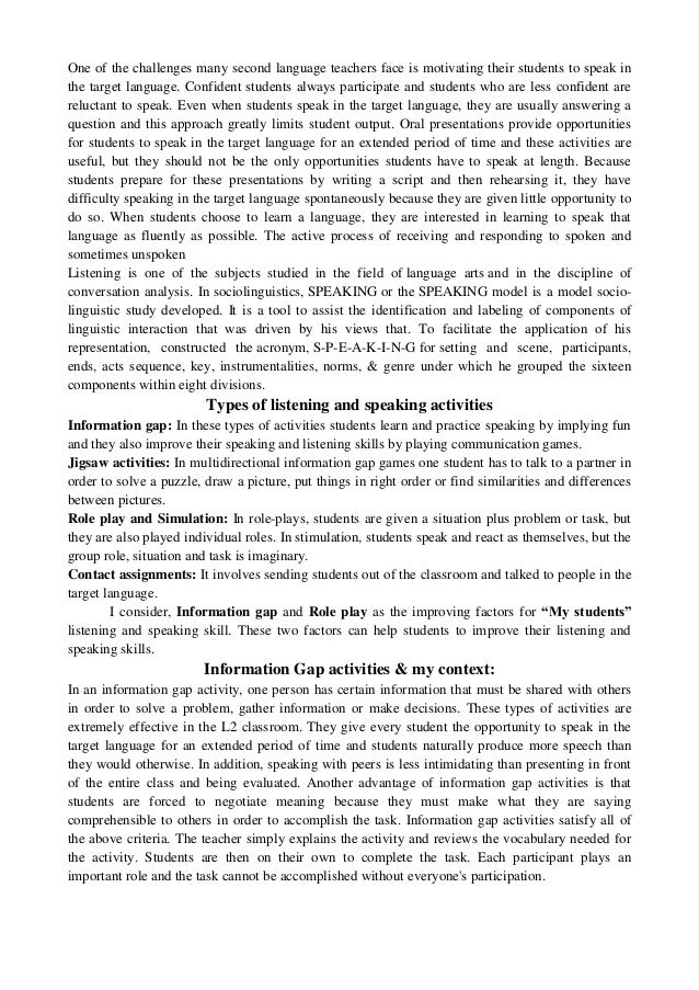 Assignment of-listening-speaking