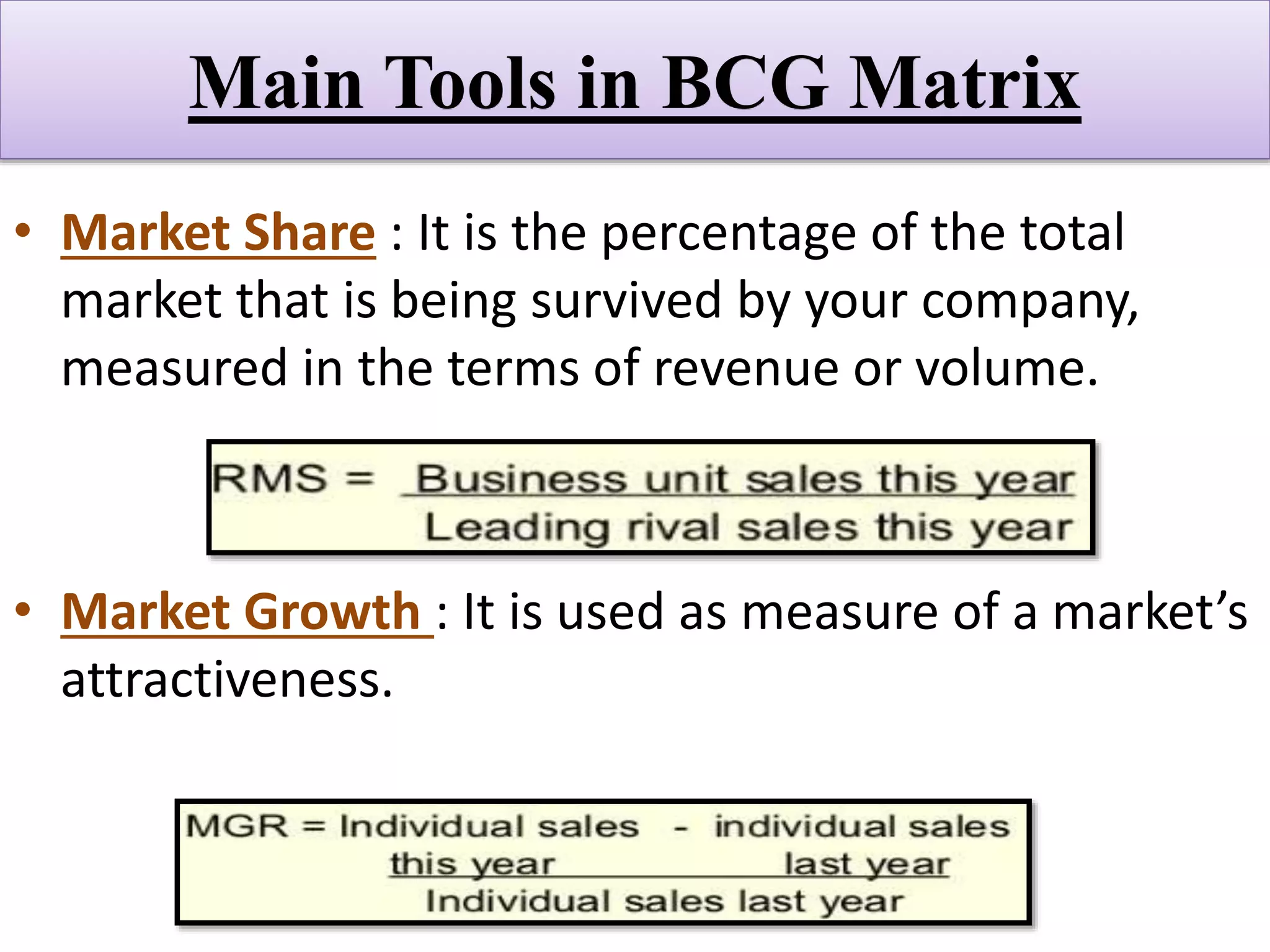 BCG matrix /GE9 cell matrix | PPTX