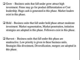 BCG matrix /GE9 cell matrix | PPTX