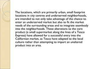Assignment on Tesco (PLC) international marketing management | PPT