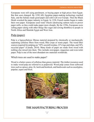 Paper and Pulp Complete Making Process | PDF