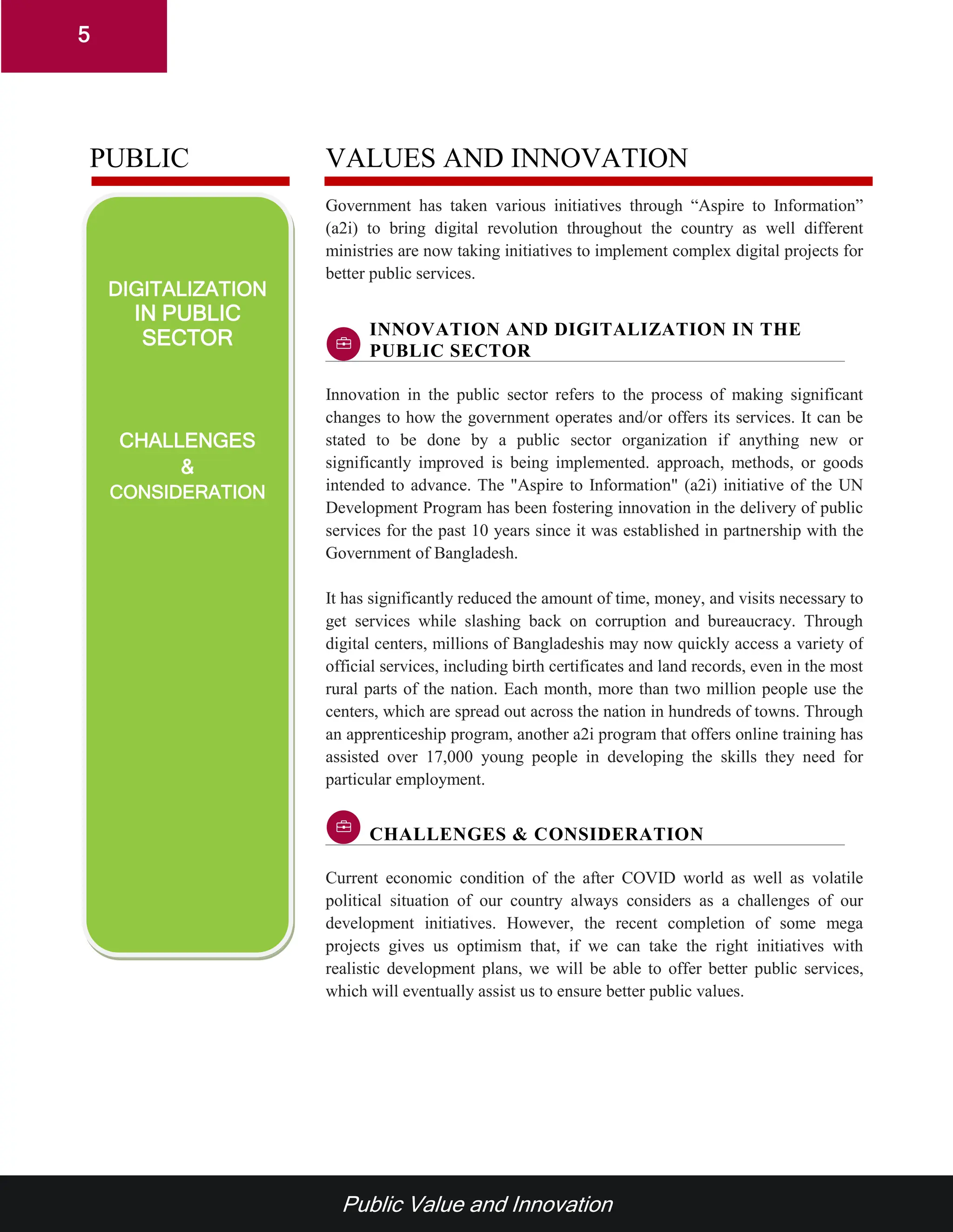 Assignment - Public Value and Innovation.pdf | Business | Business and Finance