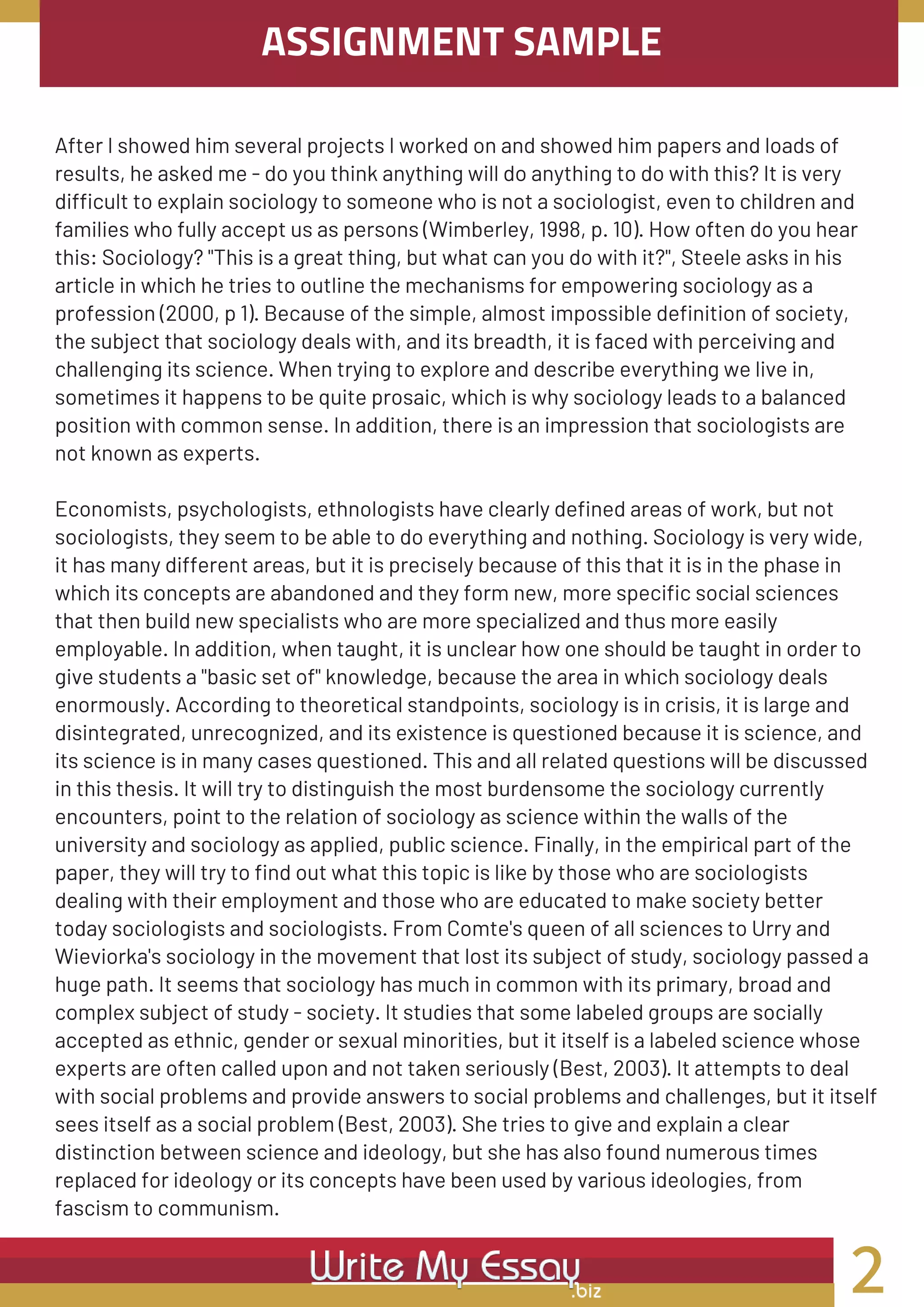 Assignment Sample | PDF