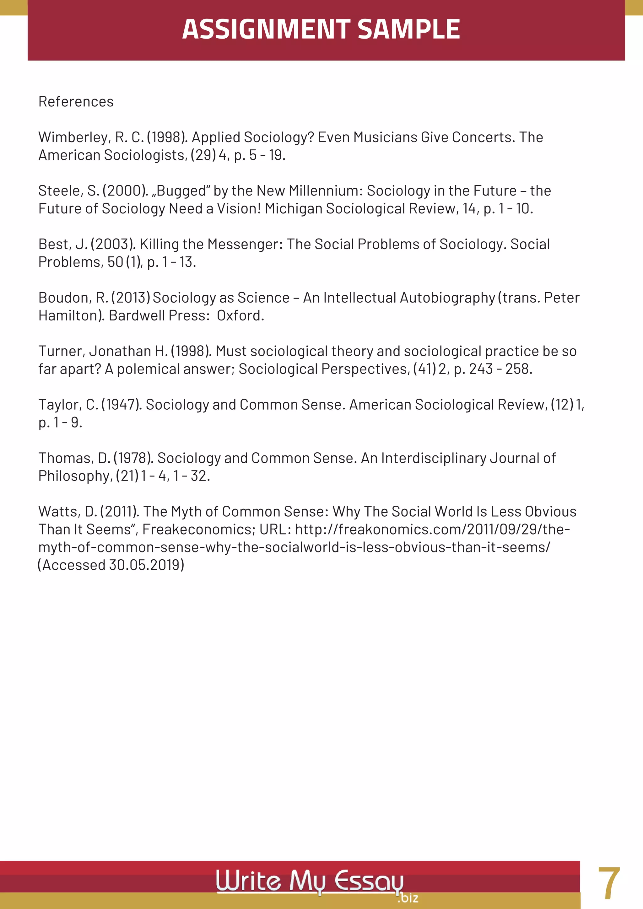 Assignment Sample | PDF