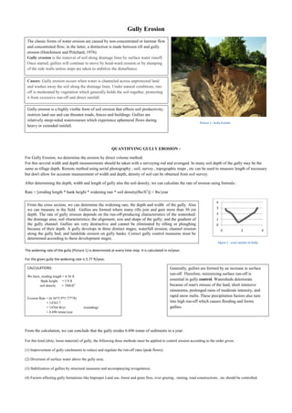Gully Erosion | PDF